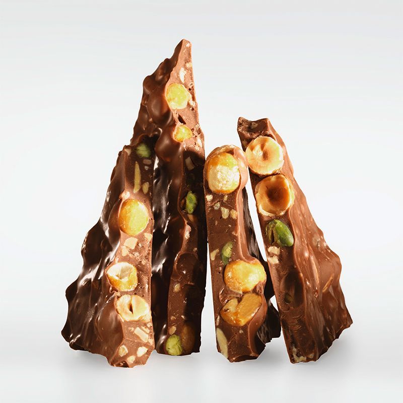 Nut Trio Milk-Dark 100g | Laderach Jordan